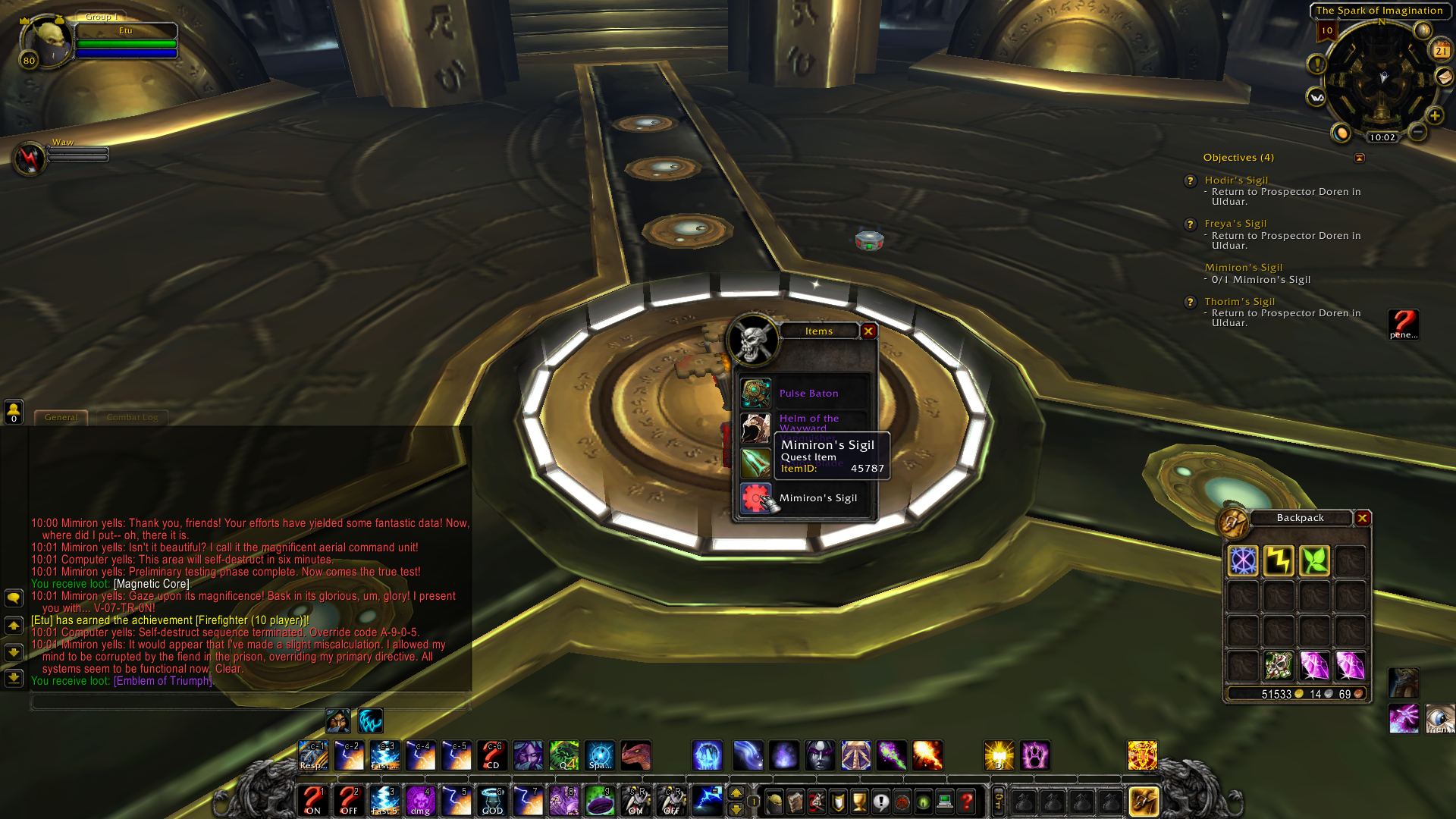 Ulduar quest chain Ancient Gate of the Keepers · Issue #15518 ...