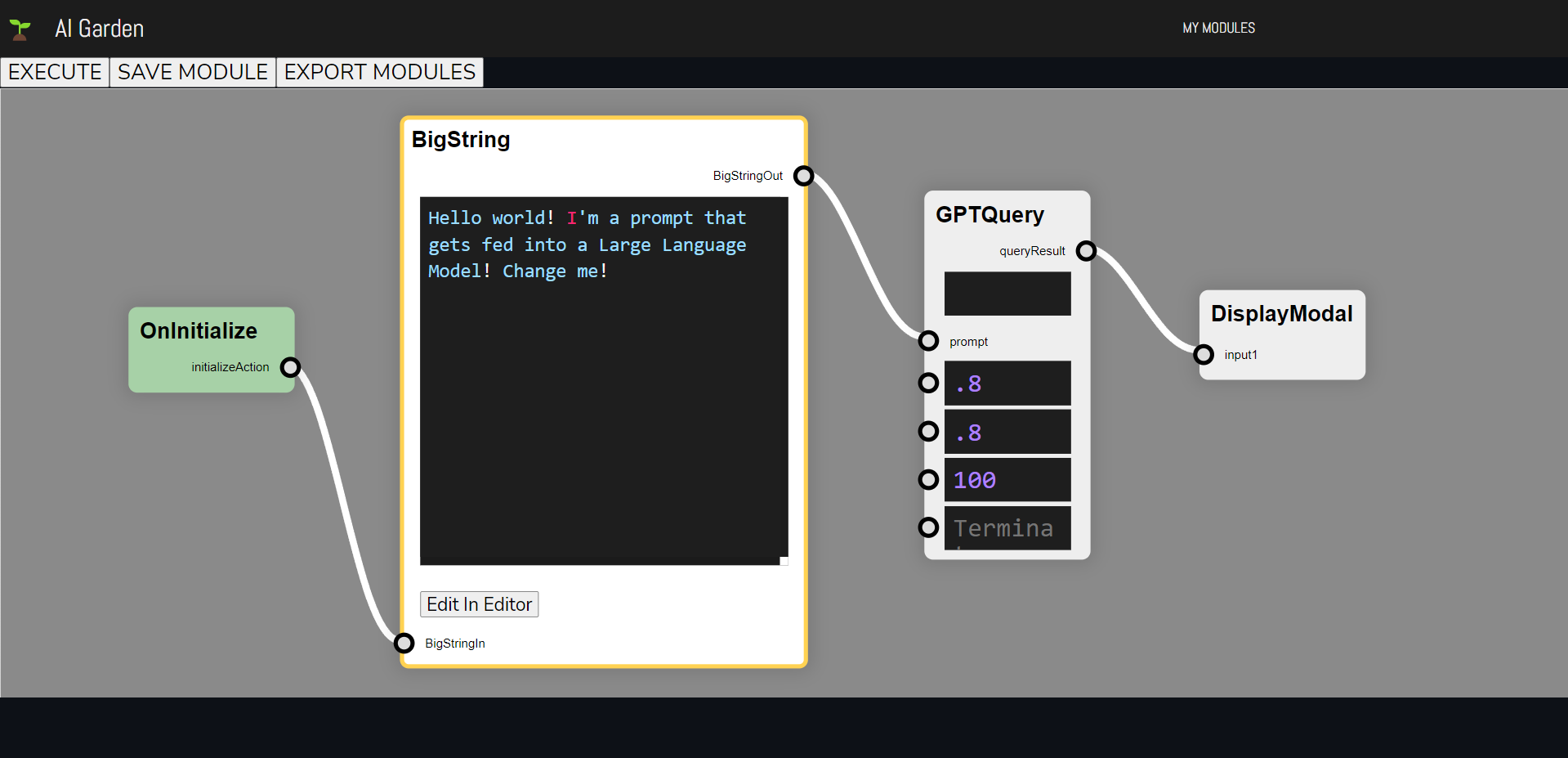 GitHub - pyxld-kris/ai-garden: An app that allows users to easily connect the inputs and outputs ...
