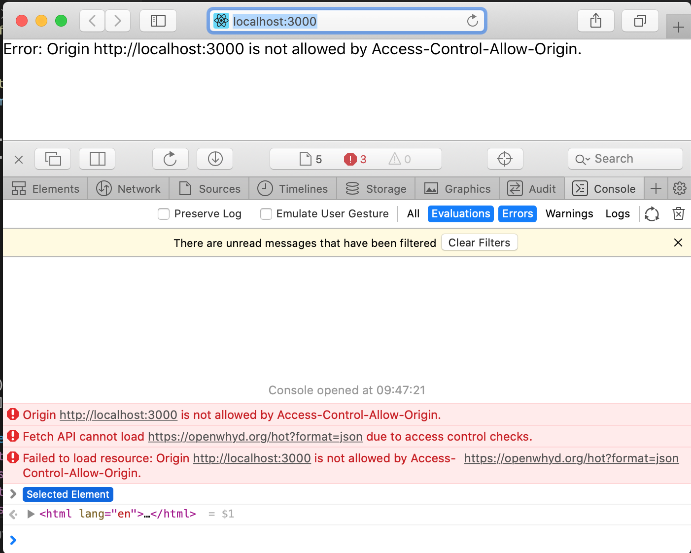 API endpoint blocked by CORS policy for localhost · Issue #331 · openwhyd/openwhyd · GitHub