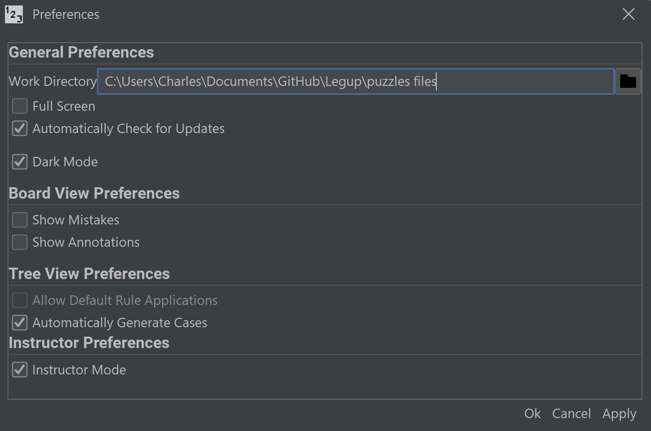 [ENHANCEMENT] Spacing in the preferences menu is inconsistent · Issue #468 · Bram-Hub/LEGUP · GitHub