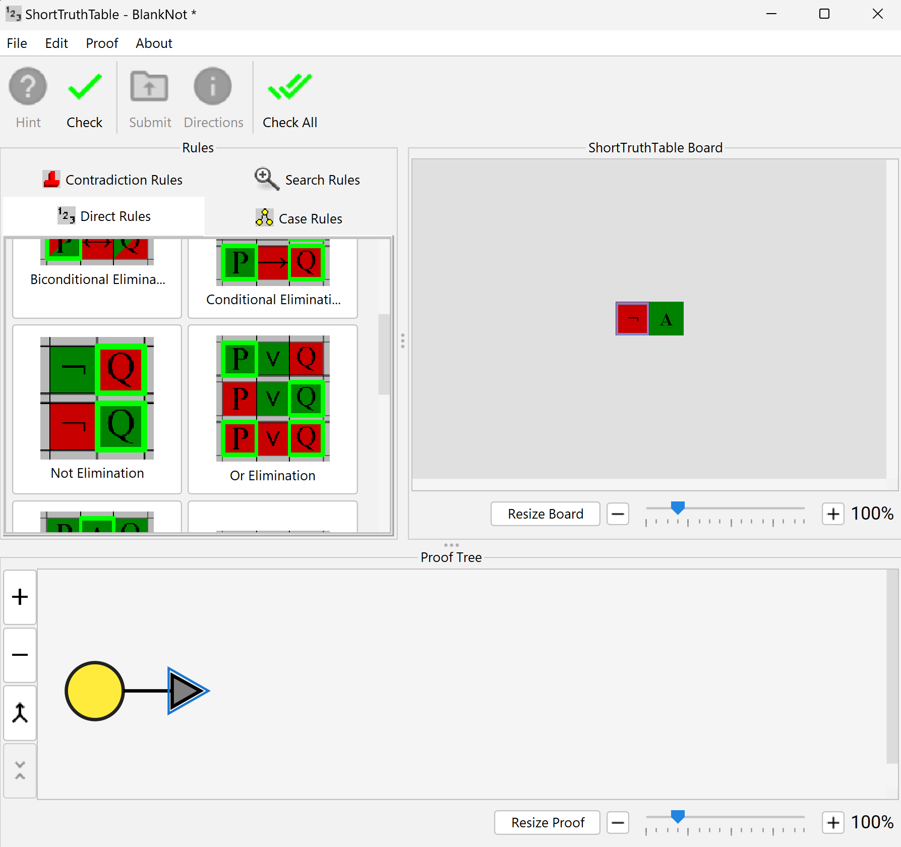 [BUG] Elimination rules throw exceptions when setting both the operator and the variable(s ...
