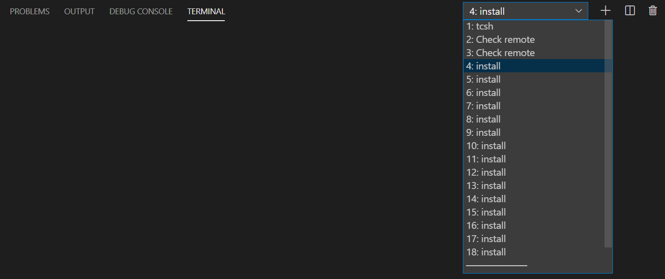 Terminal windows that should be hidden aren't, and refuse to close ...