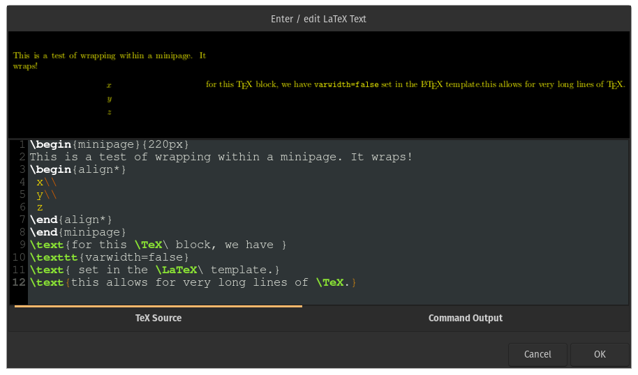 Remove varwidth=true from default LaTeX template · Issue #3293 · xournalpp/xournalpp · GitHub