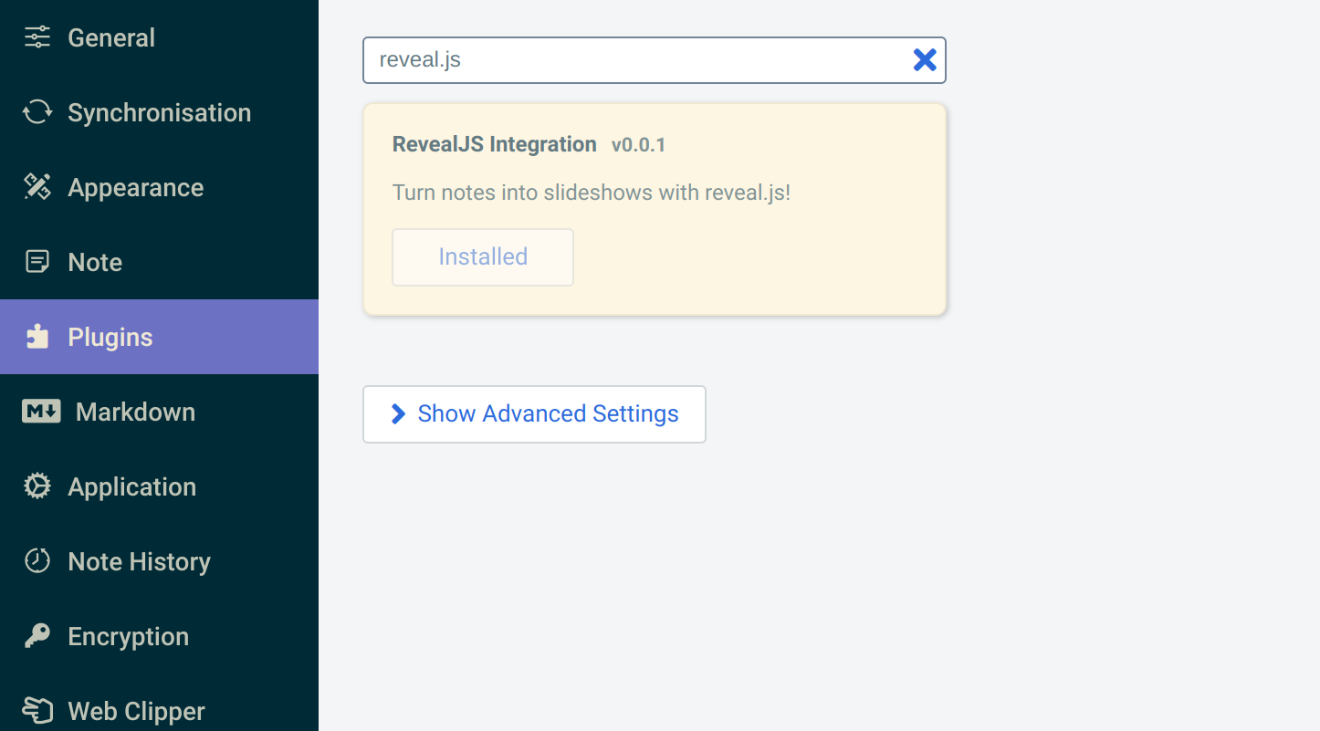 Github Personalizedrefrigeratorjoplin Plugin Revealjs Slides Present Joplin Notes As Slide 