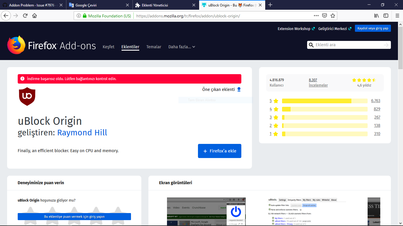 Addon Problem · Issue #13166 · mozilla/addons · GitHub