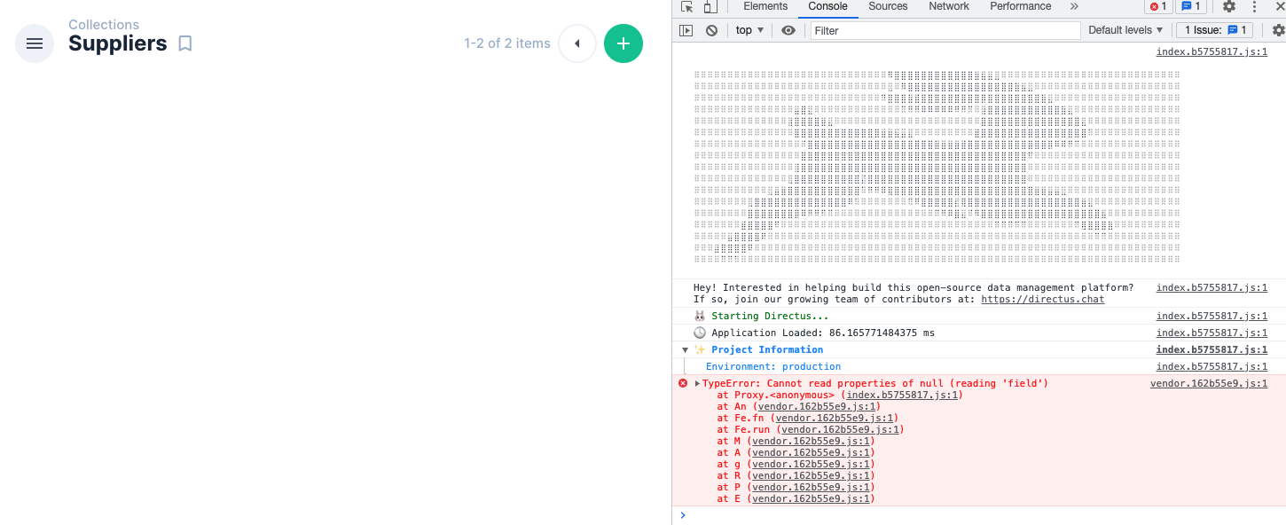 Empty collection list after schema migration · Issue #8377 · directus/directus · GitHub