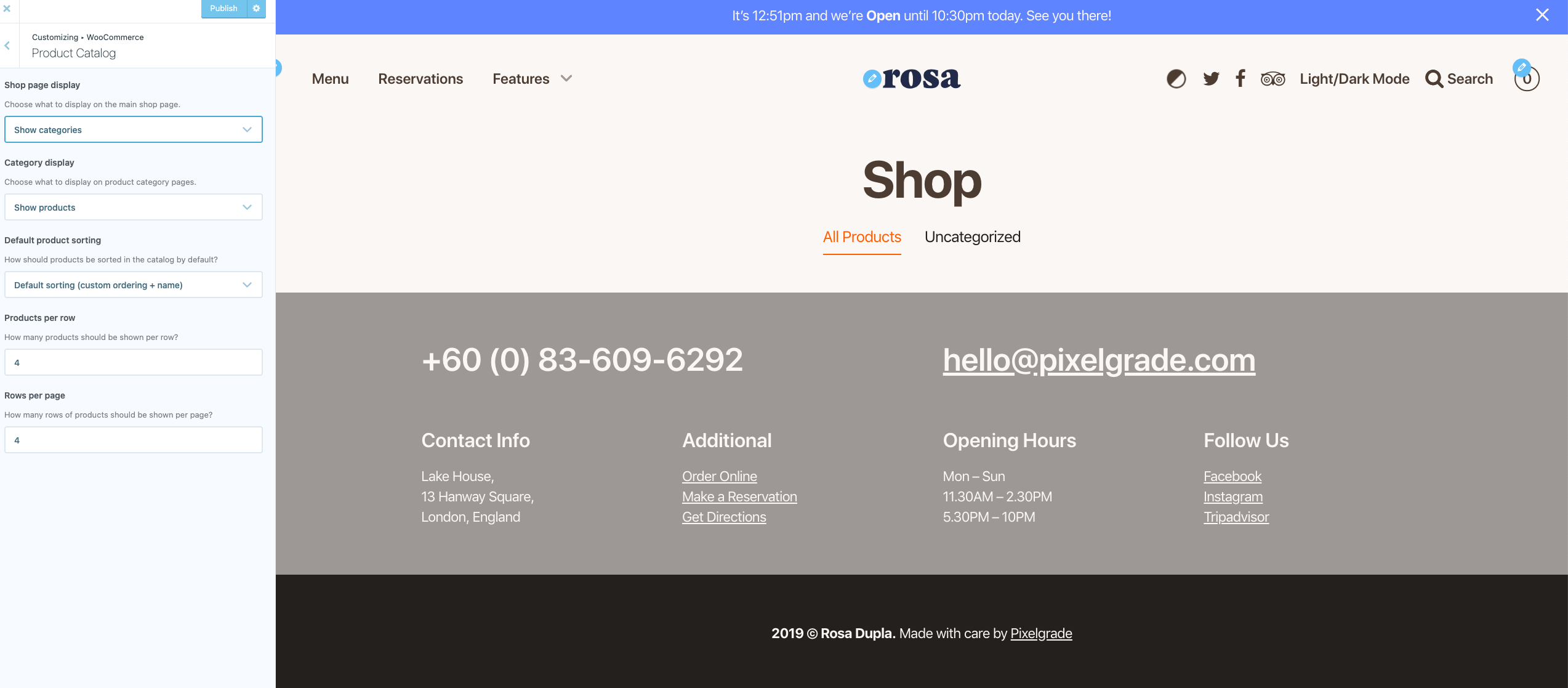 [WooCommerce] Some Customizer options are not working · Issue #230 · pixelgrade/anima · GitHub