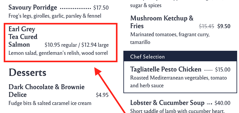 [Food Menu] Handle long menu item title & price · Issue #111 ...