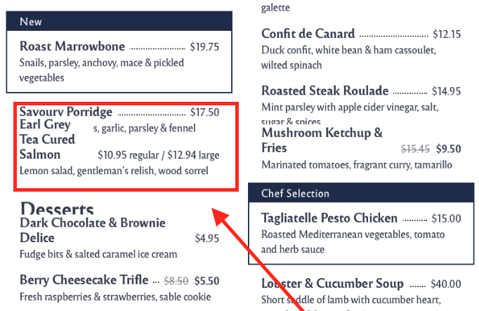 [Food Menu] Handle long menu item title & price · Issue #111 ...