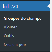 Admin menu translation change in 6.0 · Issue #737 · AdvancedCustomFields/acf · GitHub