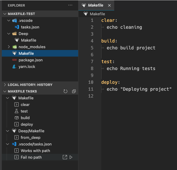 Tasks Are Not Ordered As It Is Listed In Makefile · Issue 1 · Carlos Algms Vscode Make Task