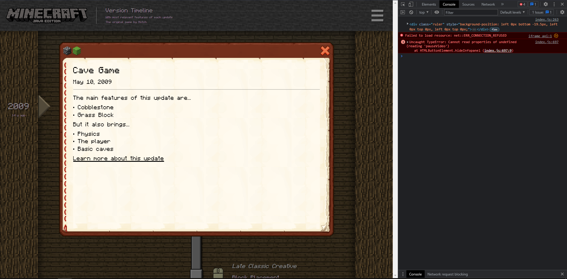 Cannot close version information screen (Red X) · Issue #8 · minecraft ... Cannot close version information screen (Red X) · Issue #8 · minecraft ...