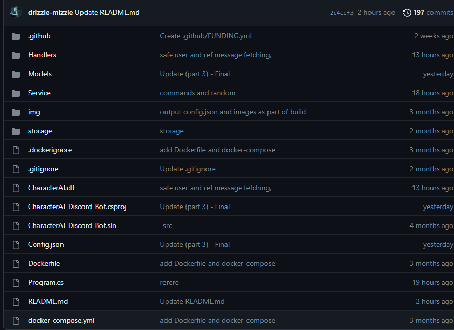 Can't find how to run bot · Issue #63 · drizzle-mizzle/CharacterAI-Discord-Bot · GitHub