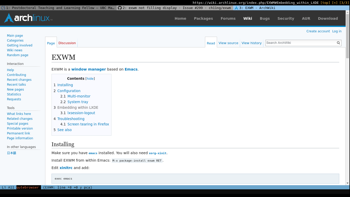 exwm not filling display · Issue #299 · ch11ng/exwm · GitHub
