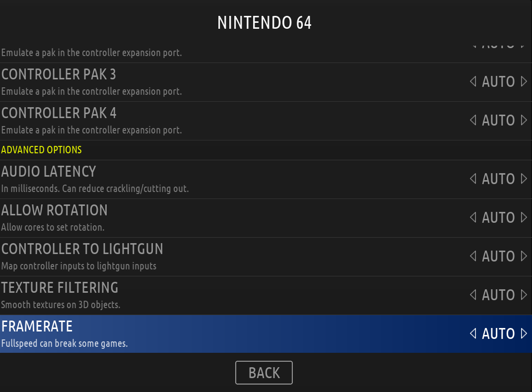 V35 add feature for Libretro: Mupen64Plus-Next · Issue #6788 · batocera-linux/batocera.linux ...