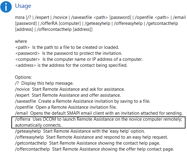 Remote Assistance (MSRA /OFFERRA) · Issue #5287 · FreeRDP/FreeRDP · GitHub
