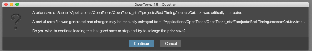 Opentoonz Not saving · Issue #3664 · opentoonz/opentoonz · GitHub