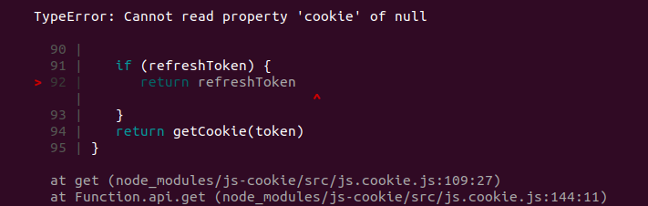 Getting "cannot read property cookie of null" while running unit test ...