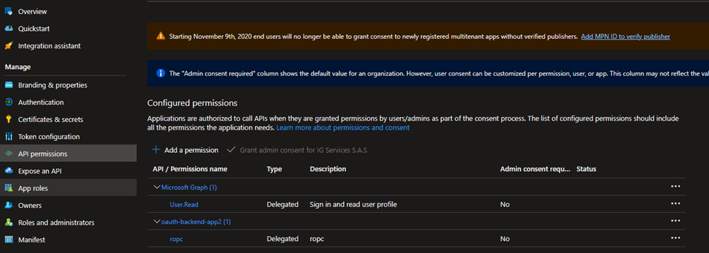 Is Oauth 2.0 ROPC implemented in the new developer portal? · Issue #1678 · Azure/api-management ...
