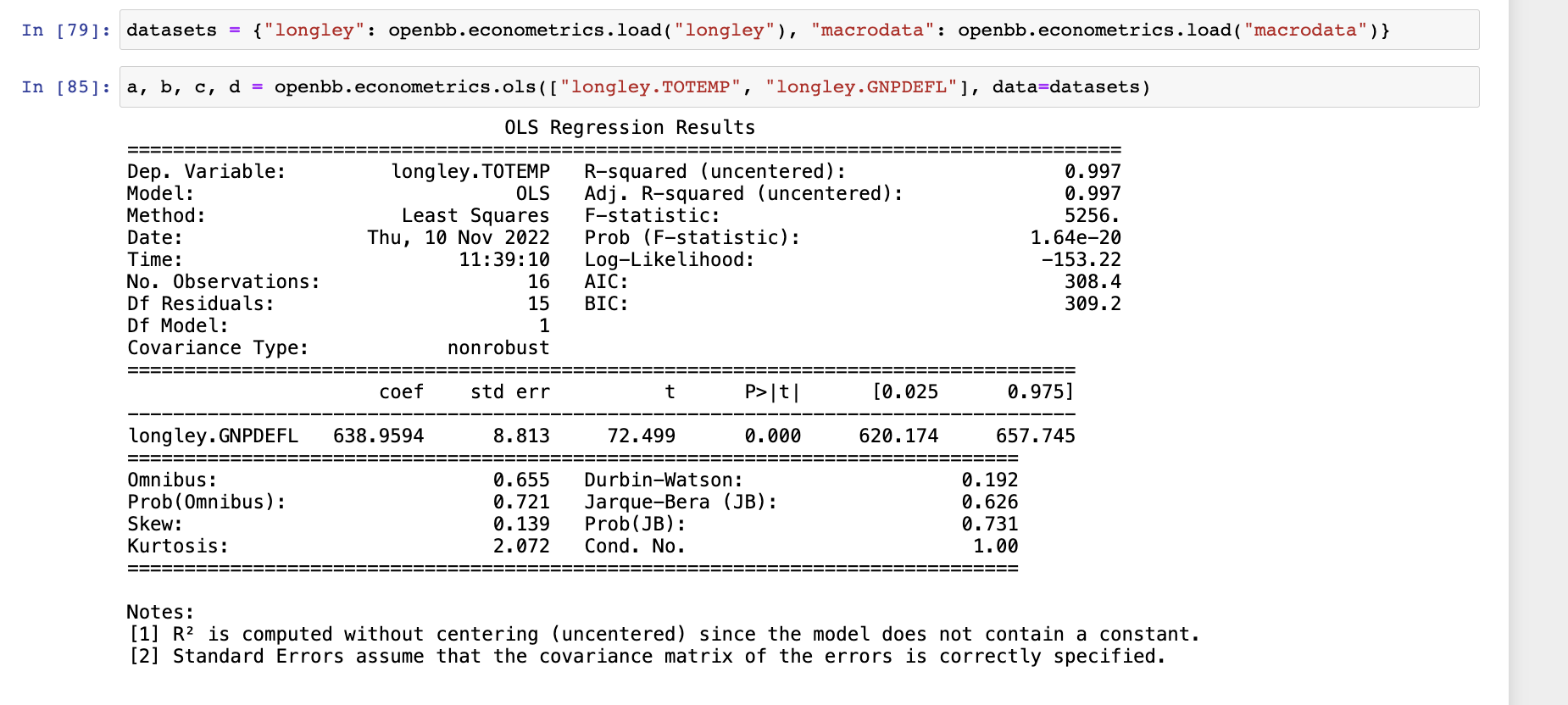 [Bug] SDK - `openbb.econometrics.ols` displays more objects than feasible · Issue #3368 · OpenBB ...