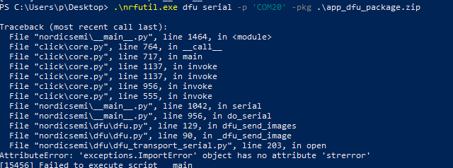 Flashing bootloader into nrf52832 · Issue #233 · NordicSemiconductor/pc-nrfutil · GitHub