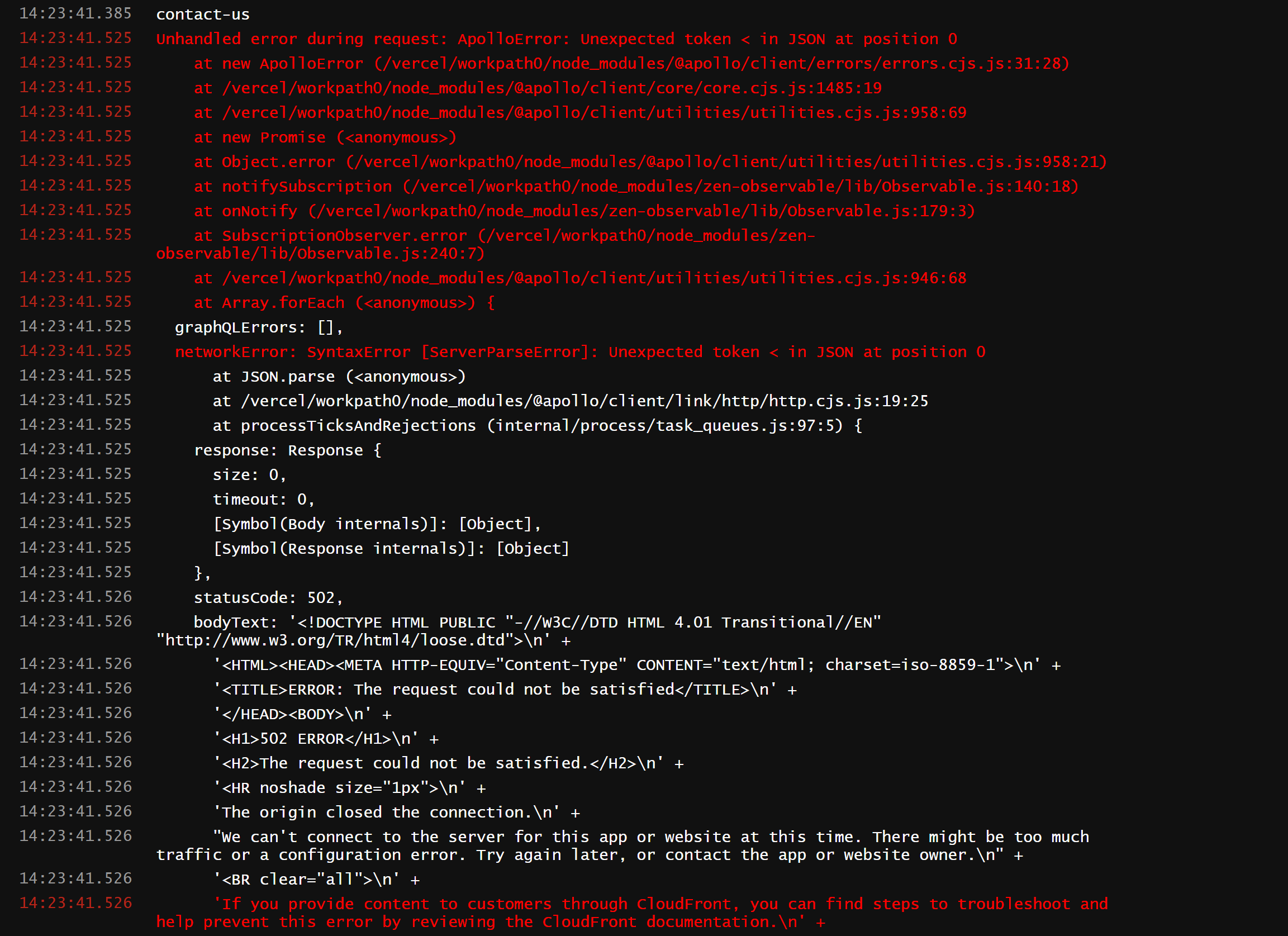 vercel build randomly and periodically fails -- Headless WordPress AWS ...