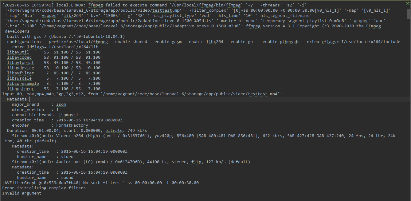 I tried to clip the video in m3u8 format, but an error was reported · Issue #331 · protonemedia ...