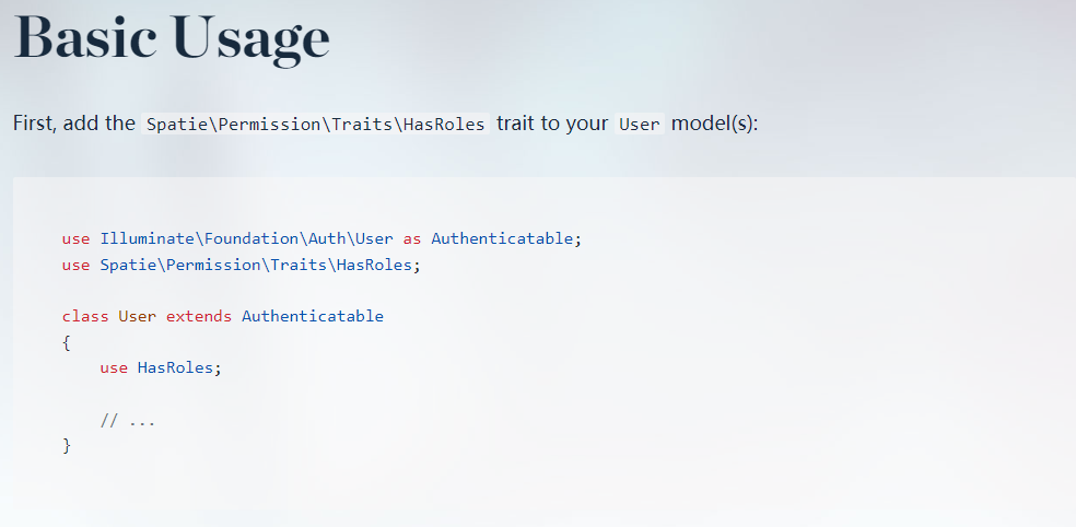 The Given Role Or Permission Should Use Guard `` Instead Of `web`？ · Spatie Laravel Permission