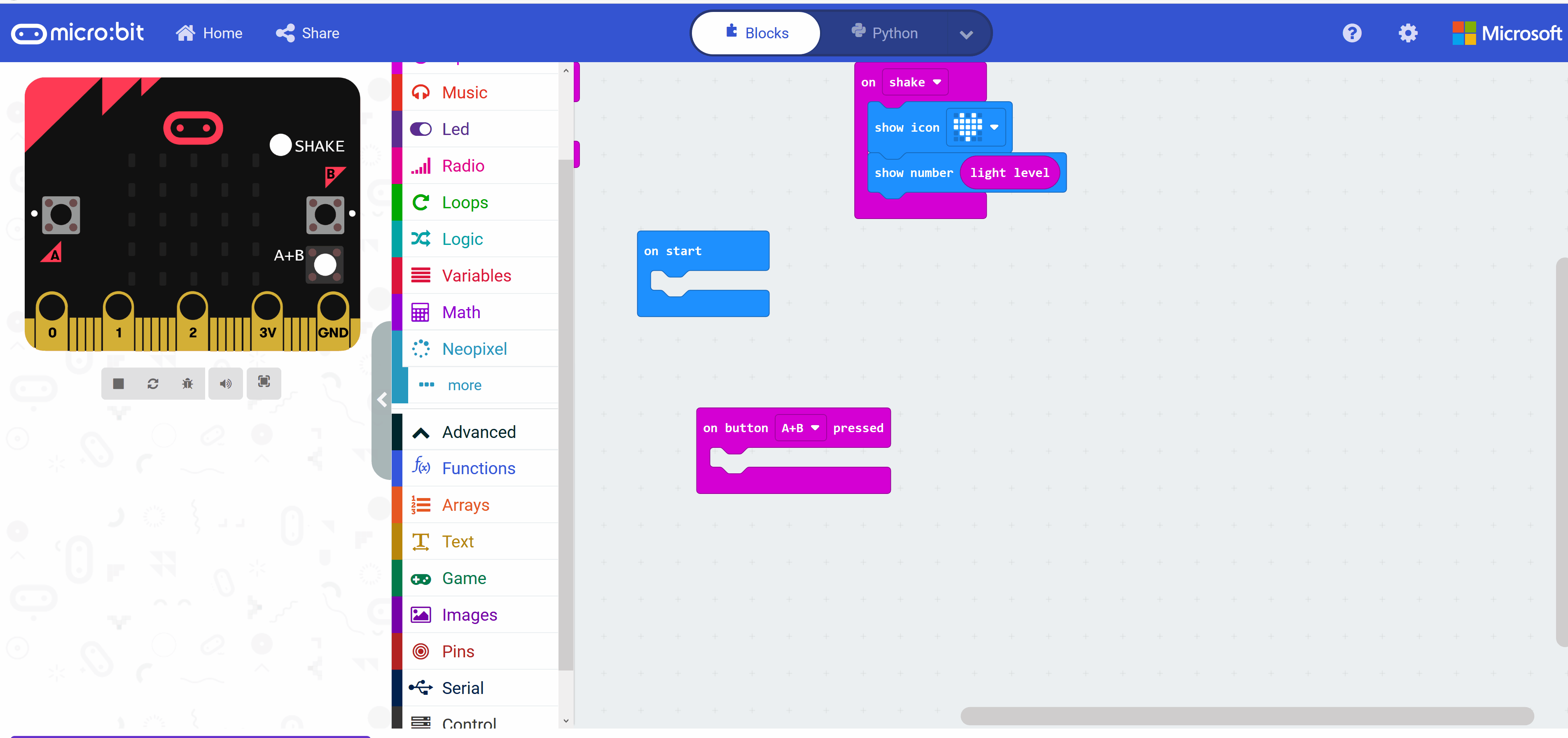 neopixel simulator doesn't match value being set · Issue #3134 · microsoft/pxt-microbit · GitHub