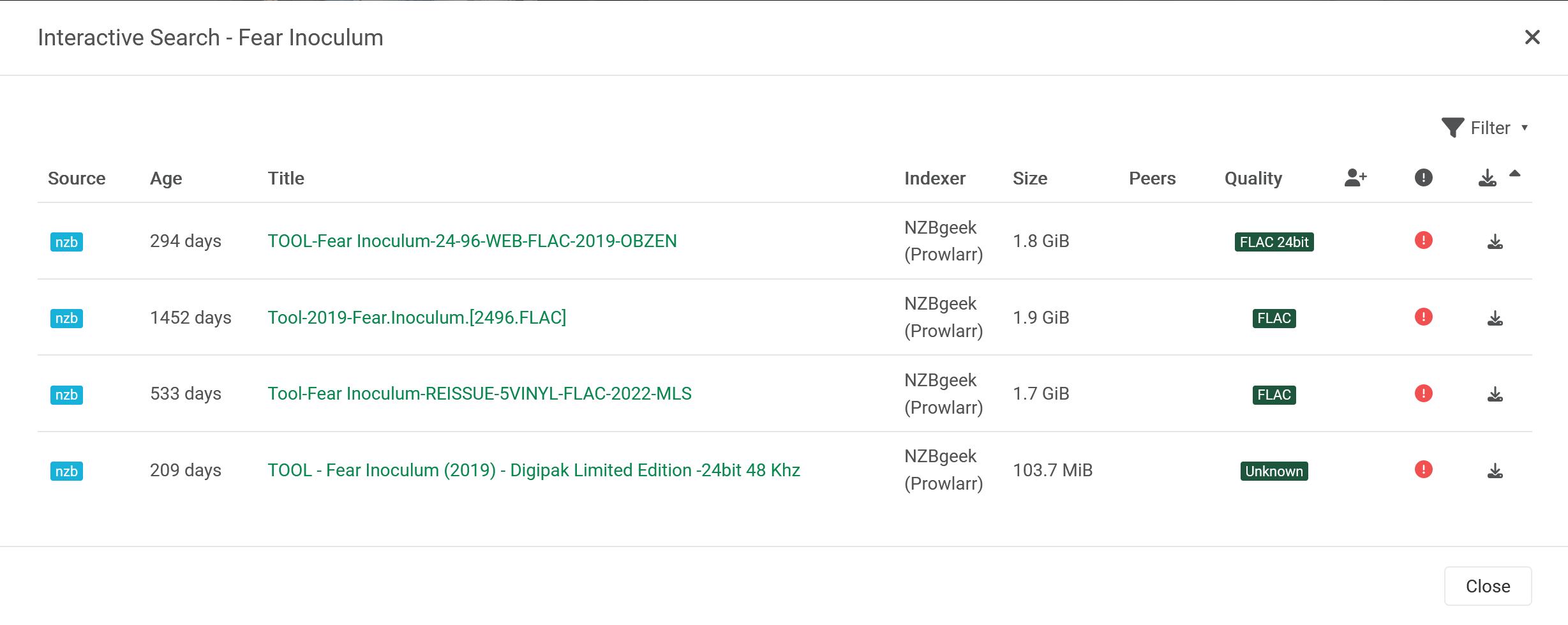 Additional Quality Profiles and Definitions for HiRes · Issue #4153 · Lidarr/Lidarr · GitHub