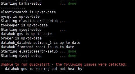 gms is running but not healthy (quick start datahub) · Issue #4848 · datahub-project/datahub ...