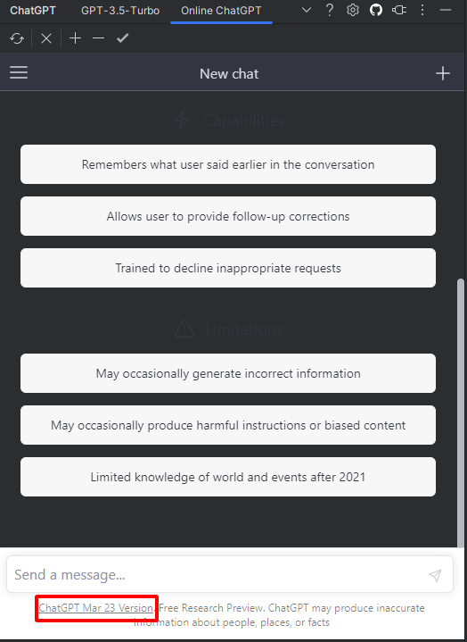 Can not go back when click link in online ChatGPT · Issue #177 · obiscr/ChatGPT · GitHub