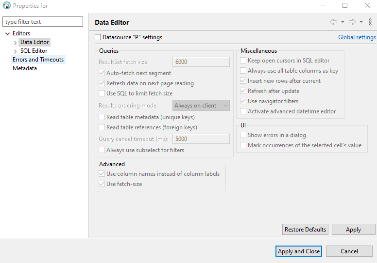 SQL Editor does not honor the "resultset fetch size" for Teradata · Issue #16350 · dbeaver ...