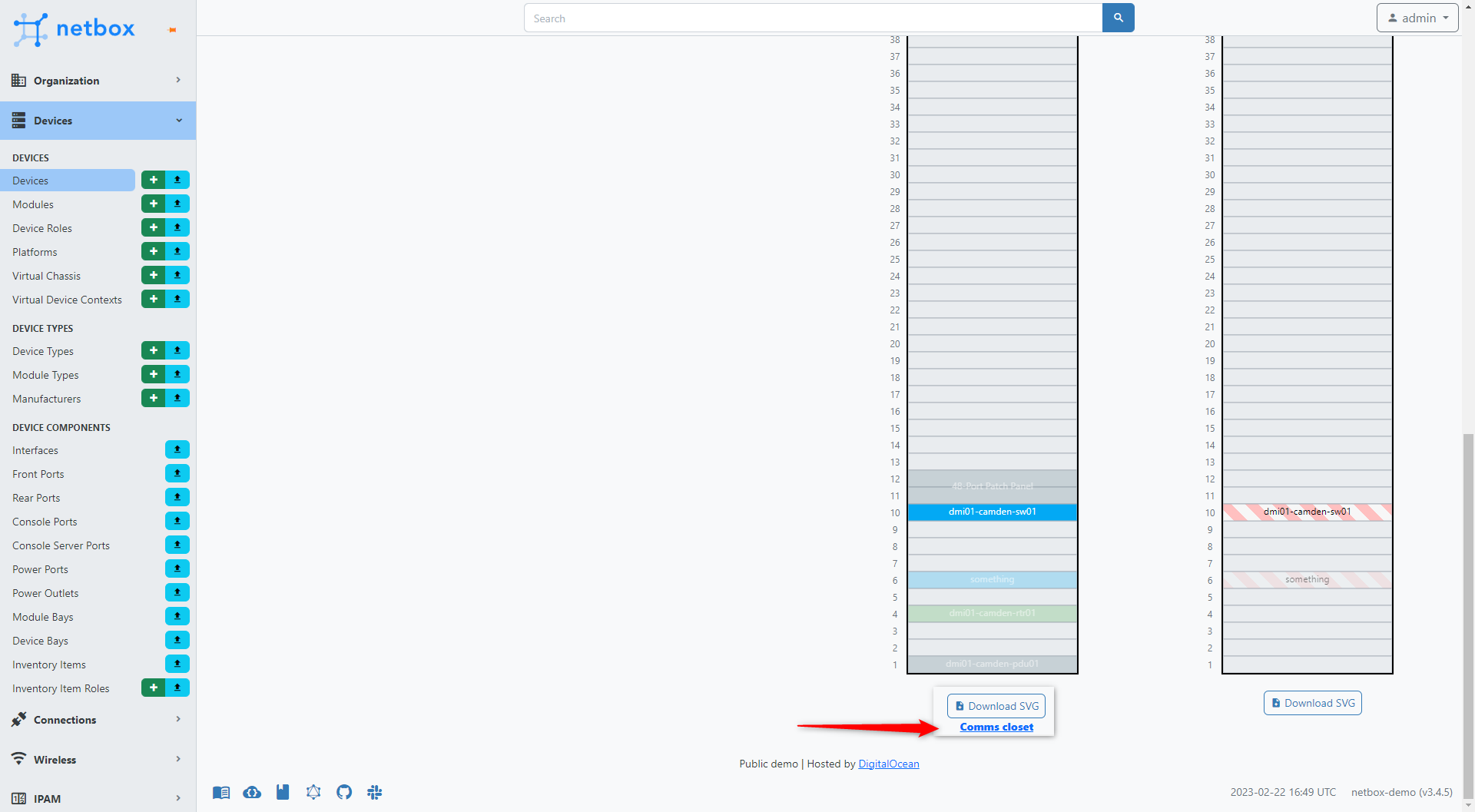 Go To Rack Button Direct By Rack View · Issue 11802 · Netbox Community