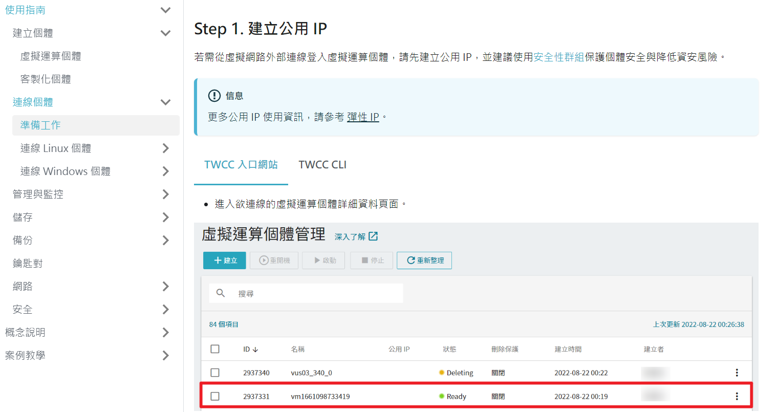 [待調整] 虛擬運算服務 介面和文件不一致-4 · Issue #65 · twcc/man-vip · GitHub