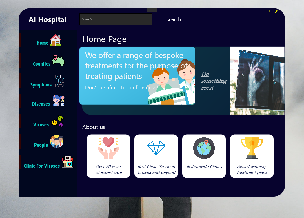GitHub - im-luka/smart-hospital-app: 🏥 Desktop application that ...