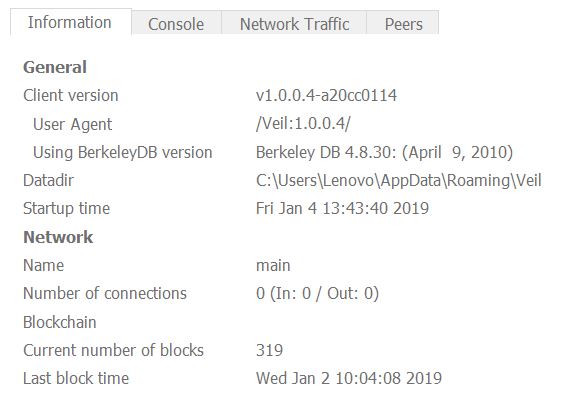 Veil wallet not synchronising · Issue #181 · Veil-Project/veil · GitHub