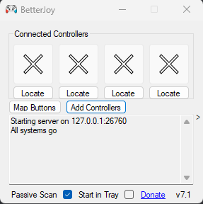 [BUG] Server unreachable & controller not detected · Issue #1109 · Davidobot/BetterJoy · GitHub