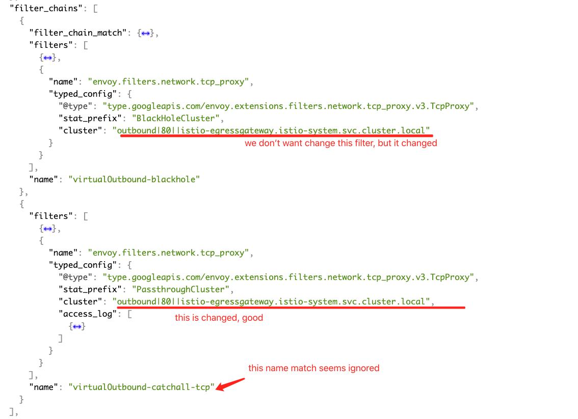 Envoyfilter Listenermatch Filterchainmatch Not Support Name Match · Issue 31166 · Istio Istio