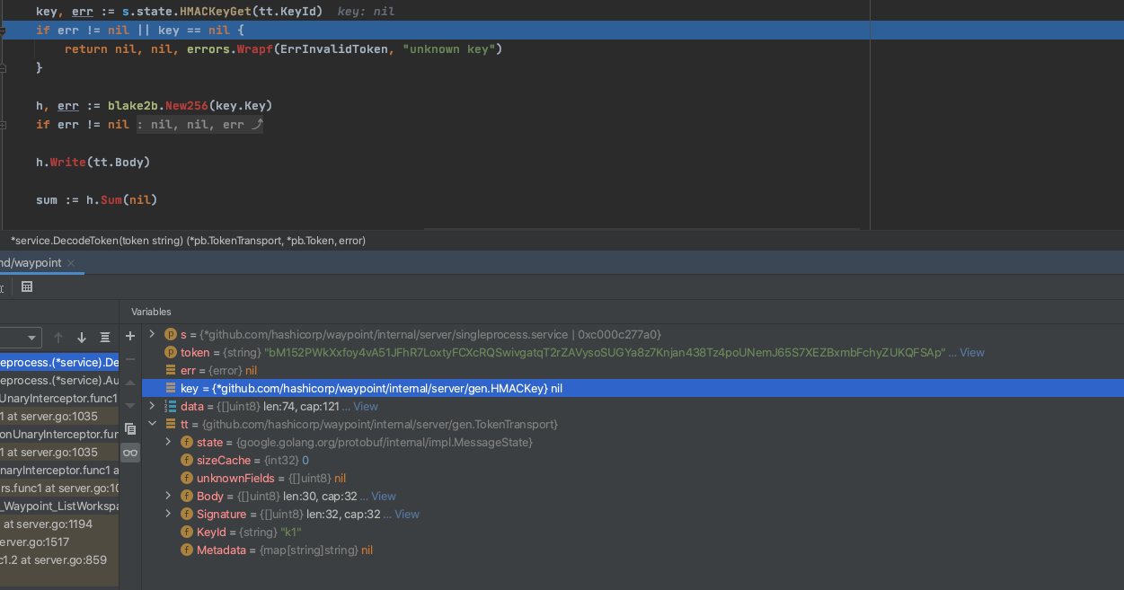 Message: unknown key: invalid authentication token · Issue #726 · hashicorp/waypoint · GitHub