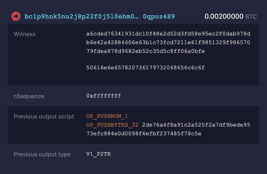 Taproot annex interpreted as script · Issue #3828 · mempool/mempool · GitHub