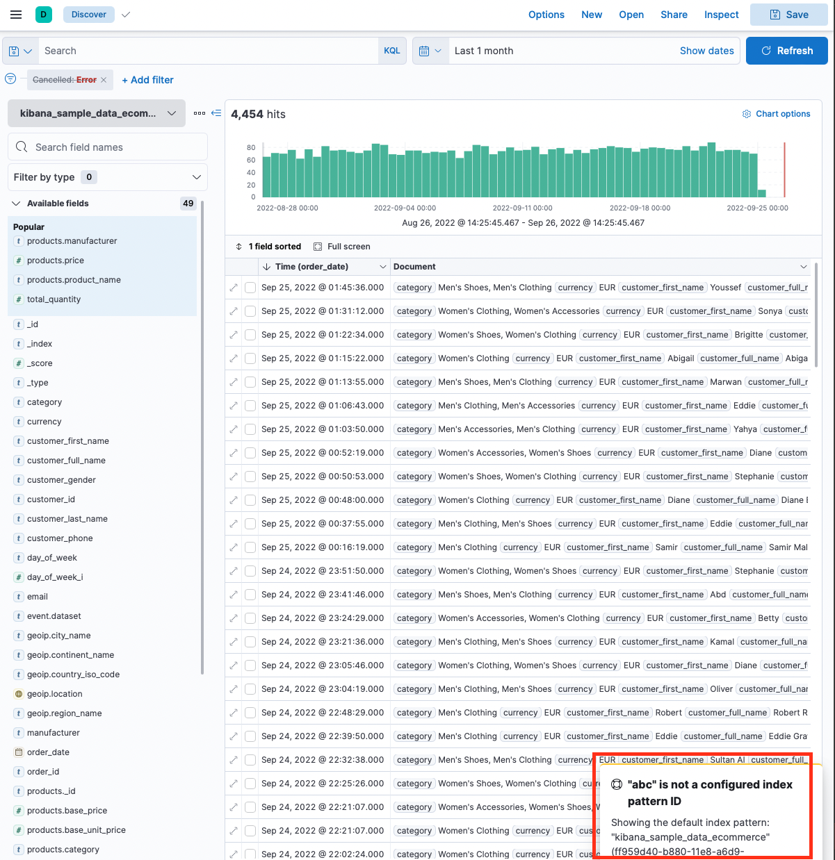 717 Cannot Re Enable Disabled Filters In Kibana For Specific Url With Invalid Index Pattern Id