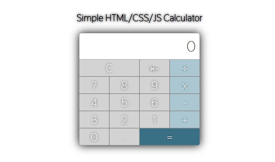 GitHub - vic-ivanova/vanilla-js-calculator: Calculator App