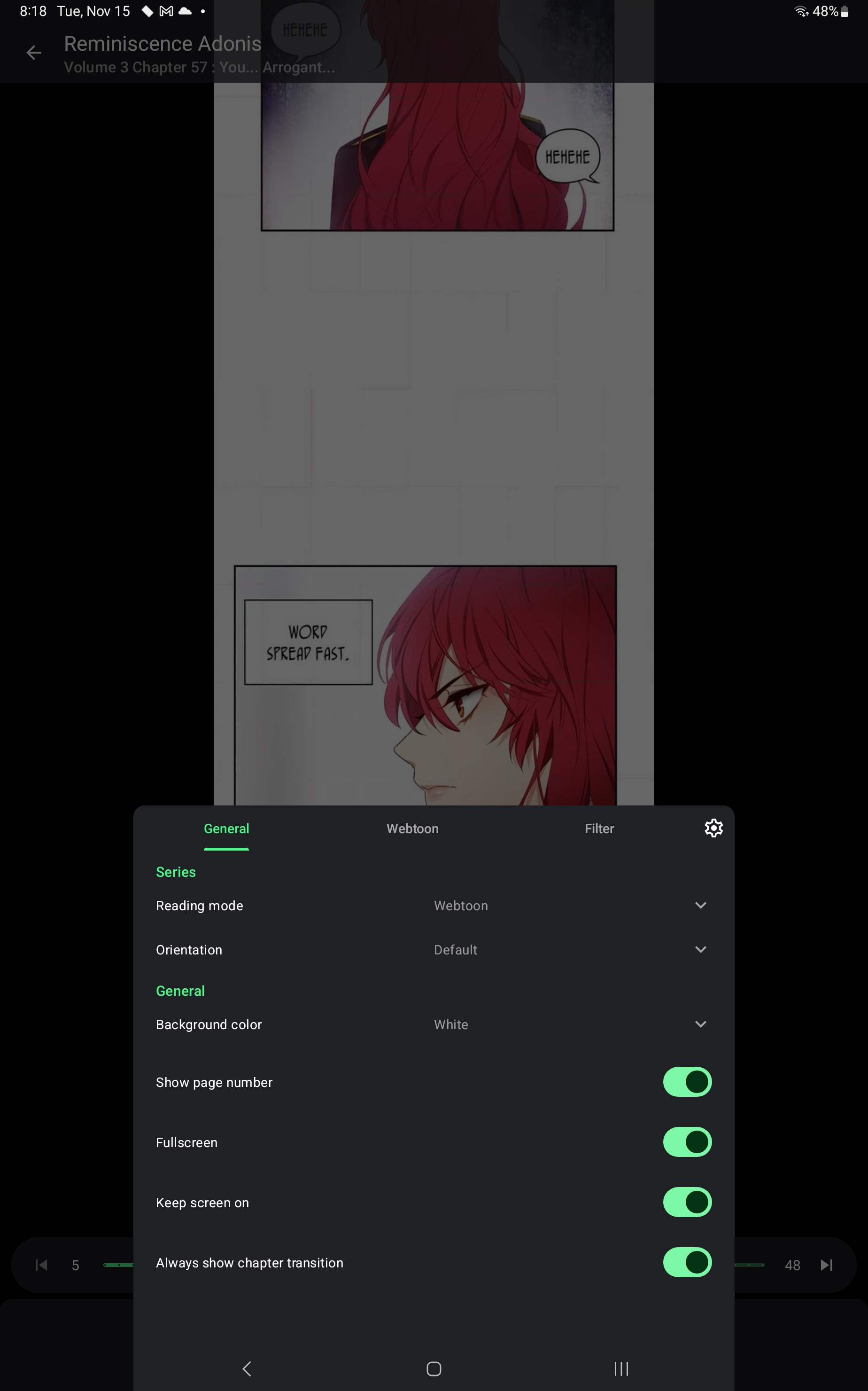 Allow side padding color to be changed for webtoons · Issue #1453 · Jays2Kings/tachiyomiJ2K · GitHub