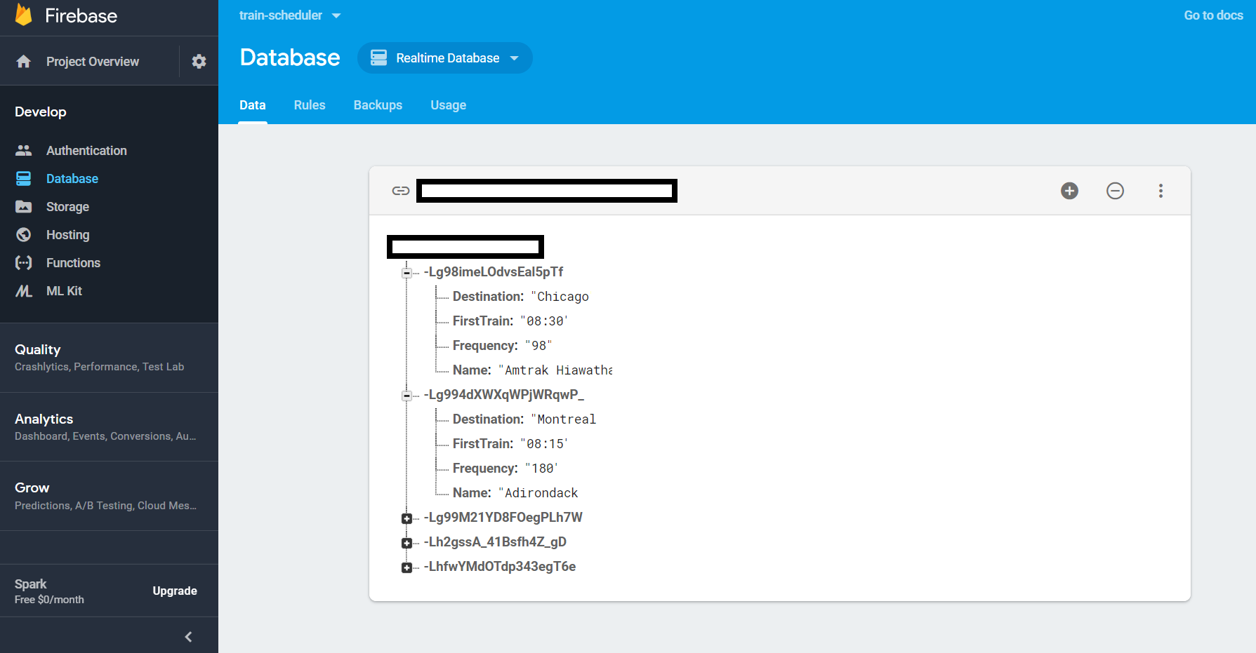 GitHub - cclivick/train-scheduler