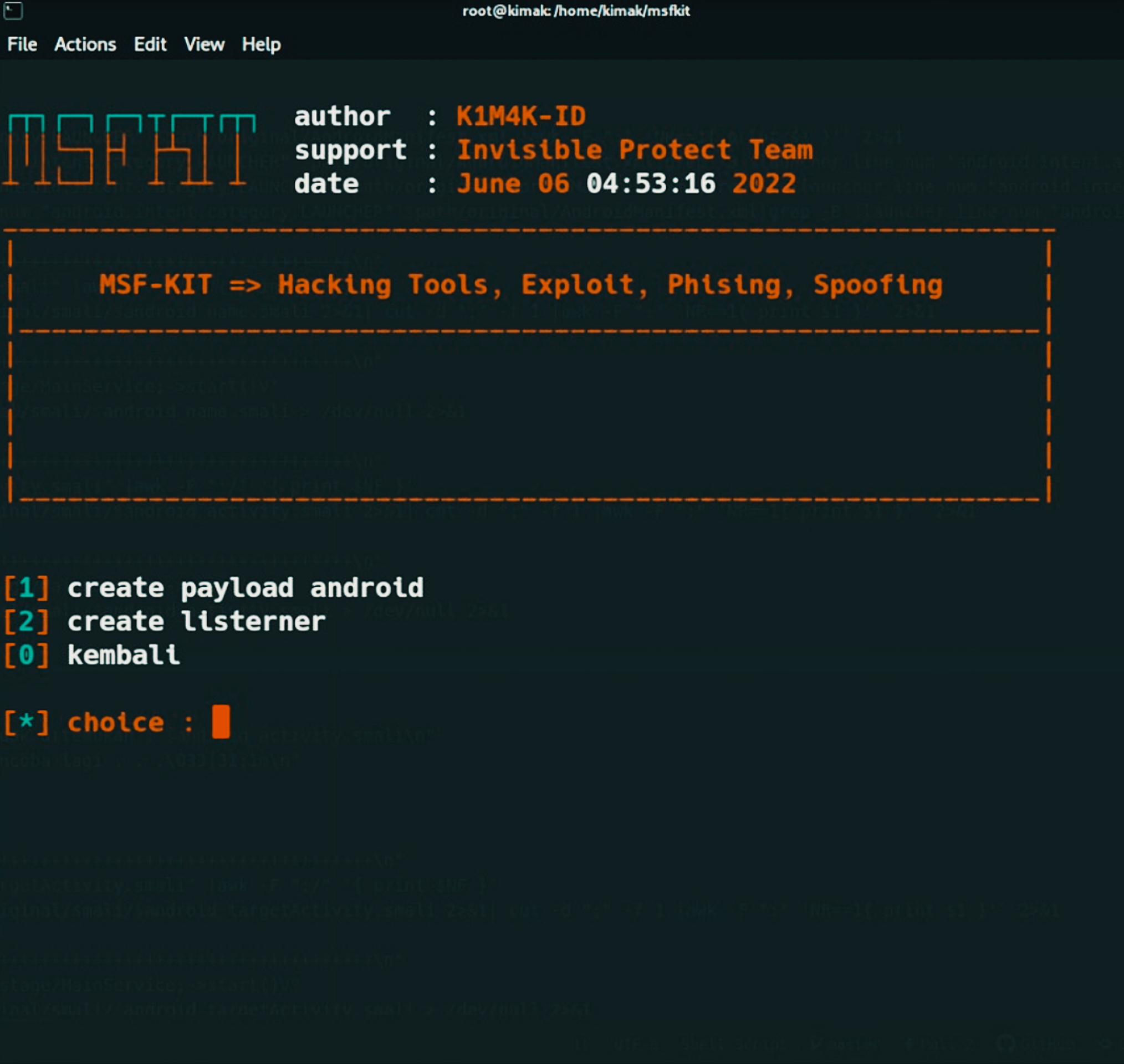 GitHub - Whiteh4tWolf/Msfkit