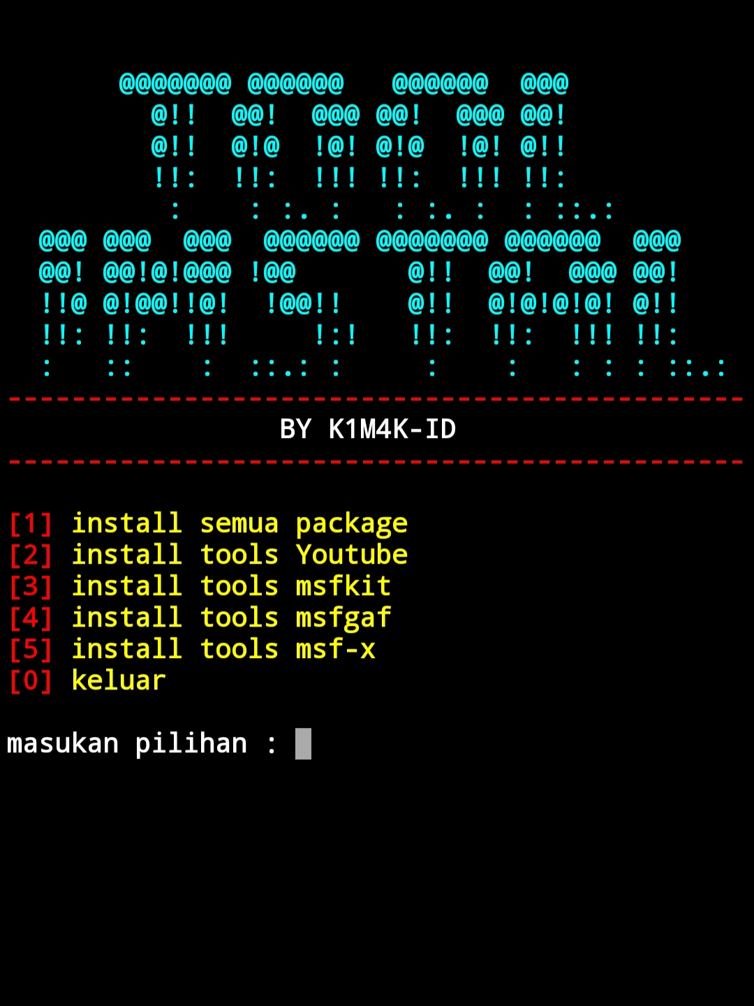 GitHub - K1M4K-ID/kimz: Installer package for termux..