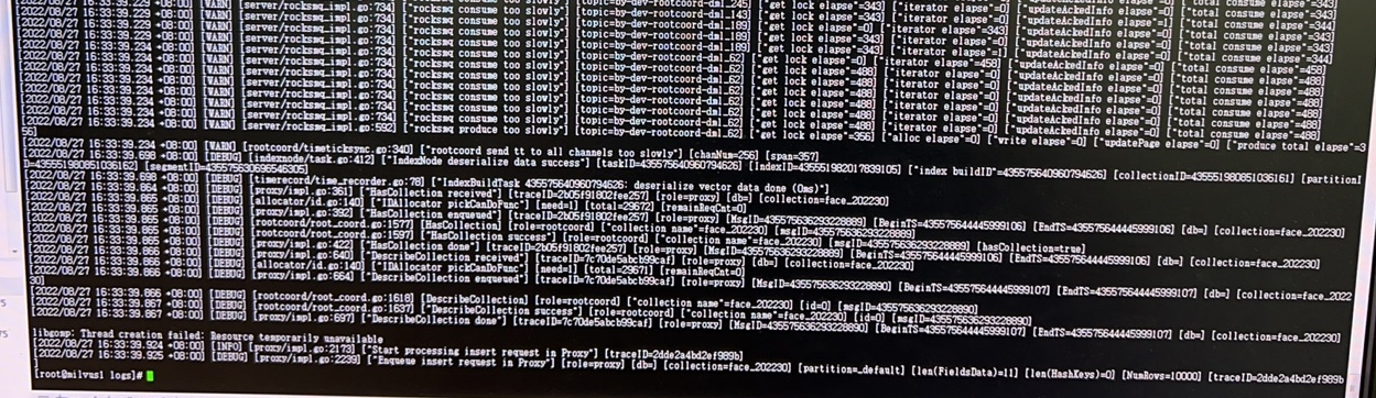 Bug Libgomp Thread Creation Failed Resource Temporarily Unavailable · Issue 18514 · Milvus