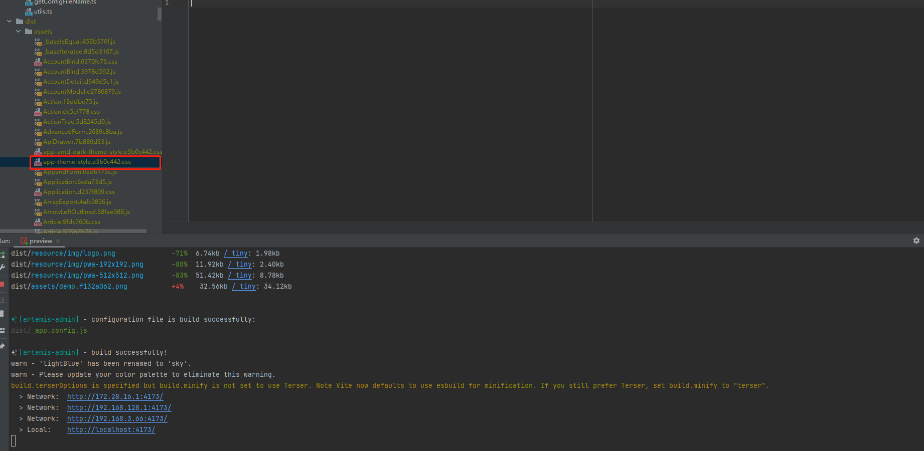 打包后颜色点击没反应 · Issue #1852 · vbenjs/vue-vben-admin · GitHub