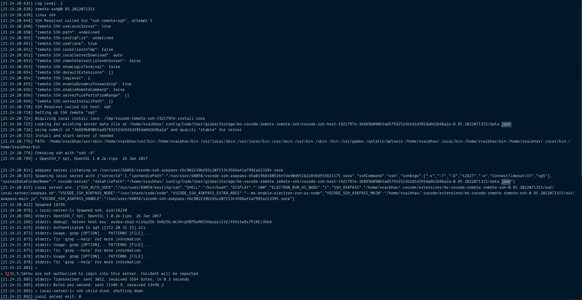 [remote Ssh Bug] Ssh Authenticates Then Exits · Issue 8850 · Microsoft Vscode Remote Release